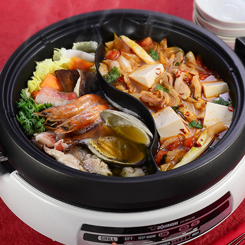 Gourmet d'Expert®Electric Skillet for Yin Yang Hot Pot EP Gourmet d'Expert®Electric Skillet for Yin Yang Hot Pot EP