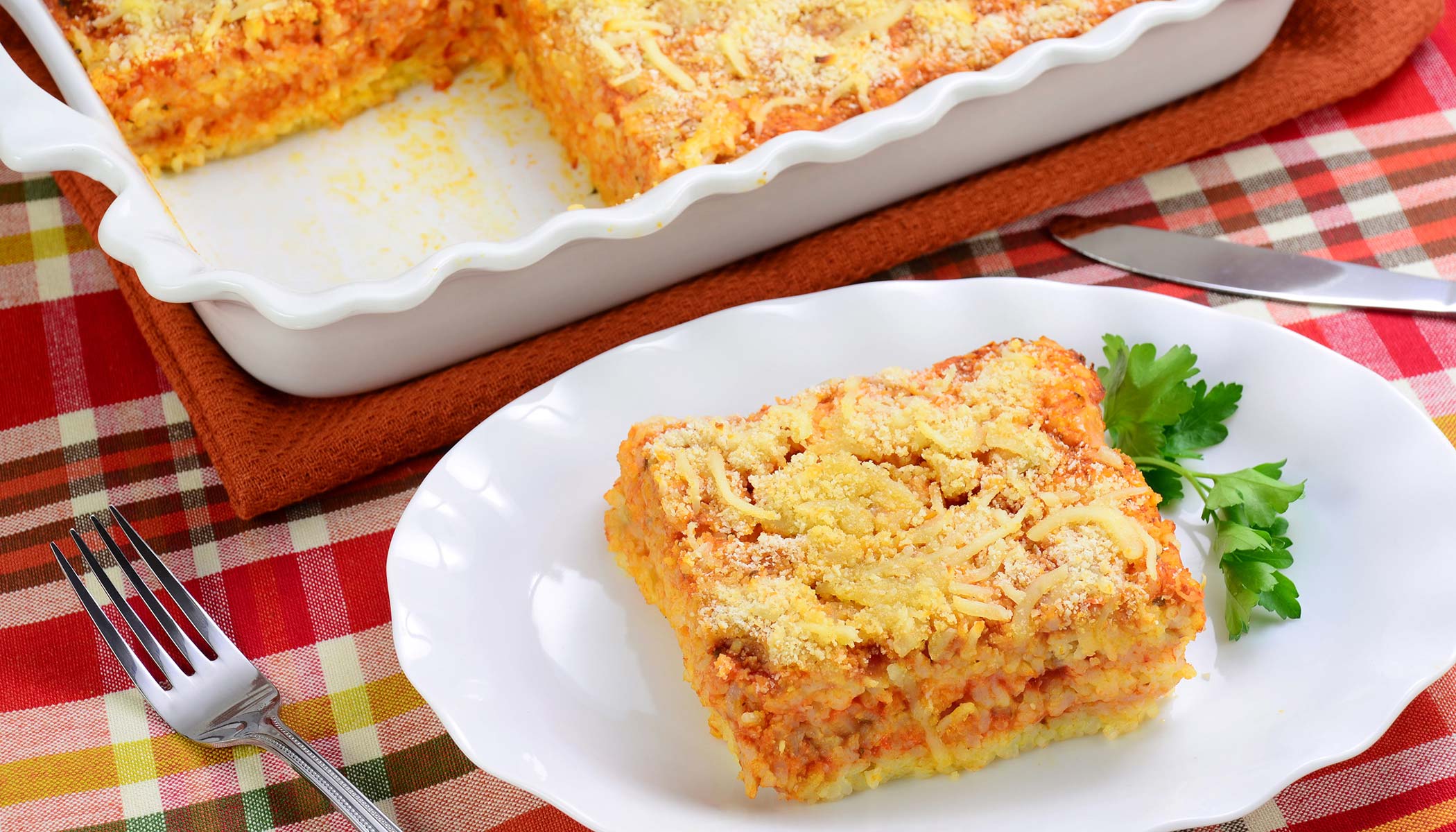 Baked Risotto Lasagna Style | Zojirushi.com